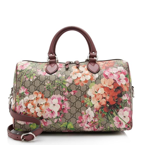 Gucci | Bags | Gucci Gg Supreme Blooms Boston Bag | Poshmark